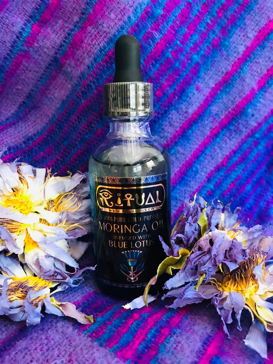Blue Lotus + Moringa Ritual Oil – Be Earthed by Sara Brooke